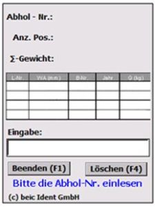 VERSAND – beic Ident